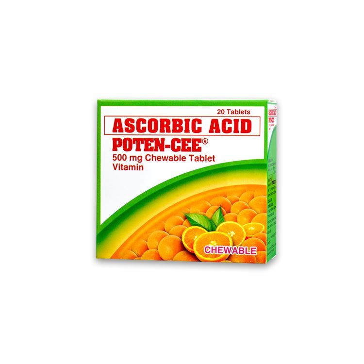 POTEN-CEE CHEW TAB 500MG 20'S – iMed Pharmacy