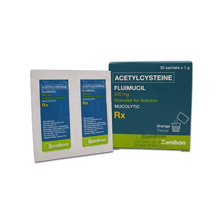 FLUIMUCIL 200MG GRANULES – iMed Pharmacy