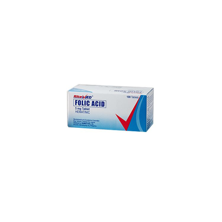 RM FOLIC ACID TAB 5MG – iMed Pharmacy