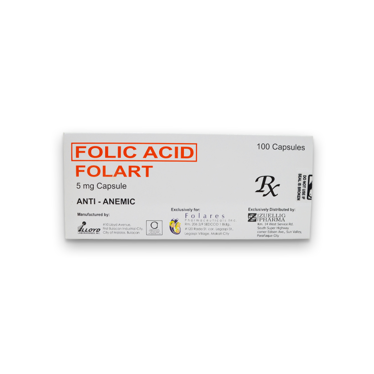 FOLART CAP 5MG – iMed Pharmacy