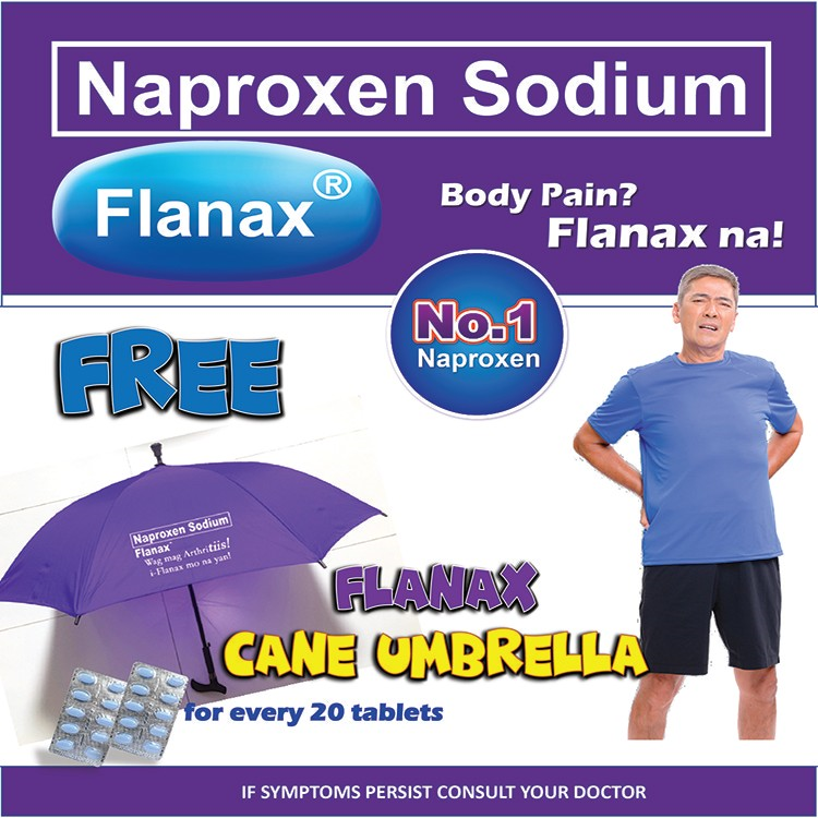 FLANAX 275MG TAB (20 TABS) Free Umbrella – iMed Pharmacy