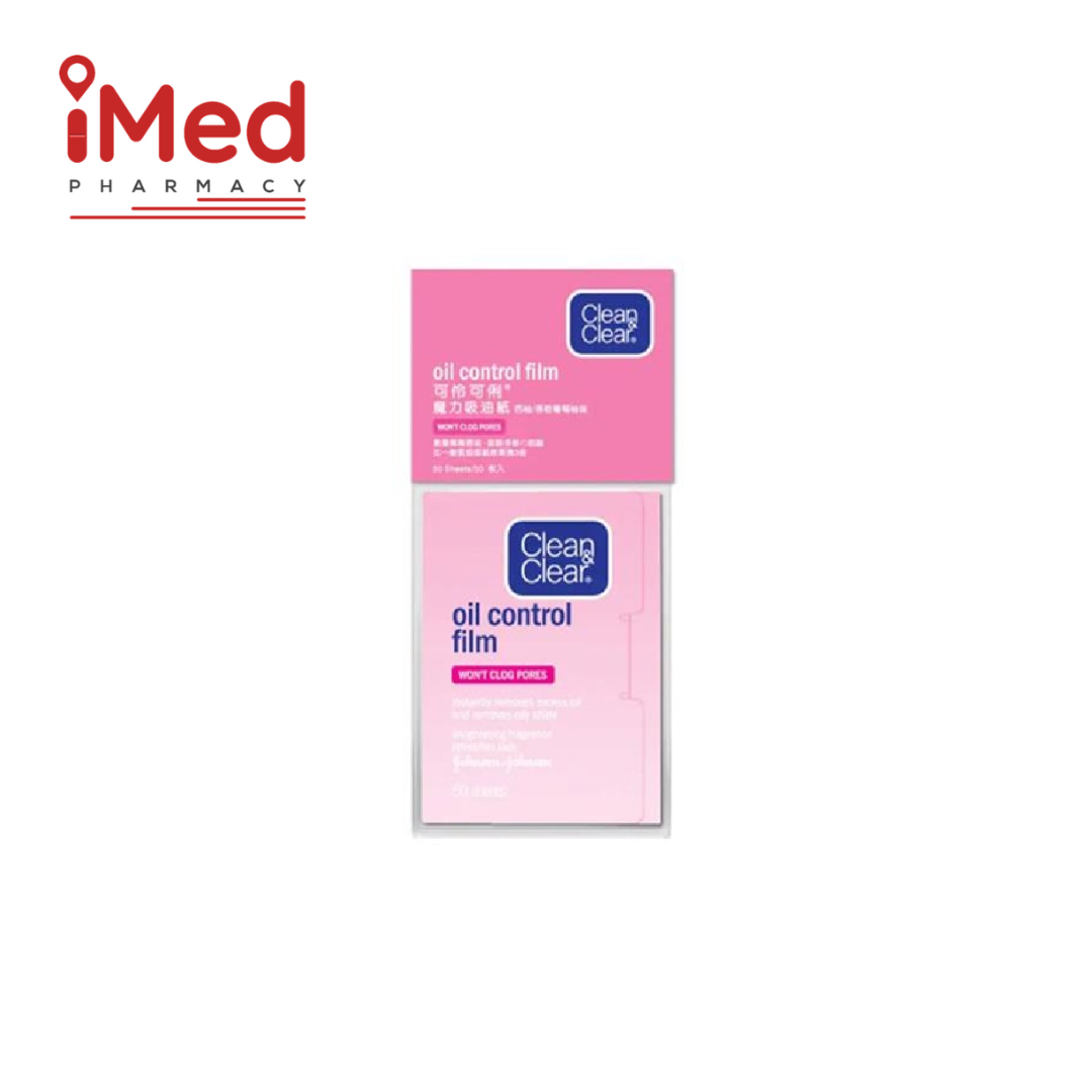 CLEAN & CLEAR OIL CONTROL FILM 50S – iMed Pharmacy