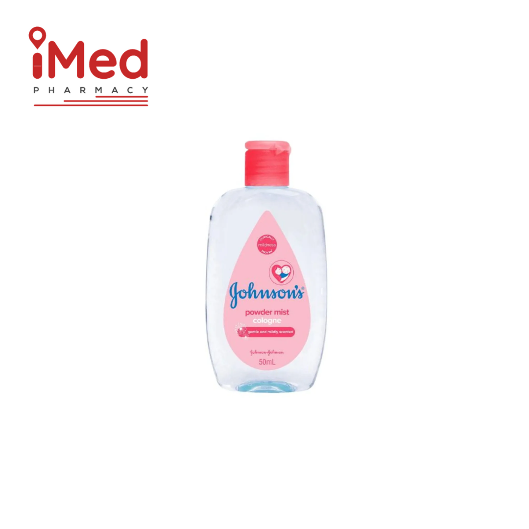 JOHNSON'S BABY COLOGNE POWDER MIST 50ML – iMed Pharmacy
