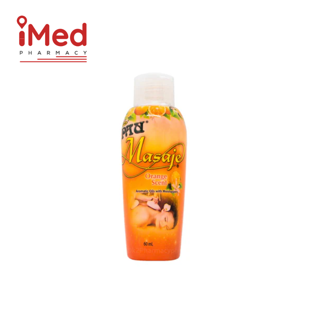 PAU MASAJE LINIMENT ORANGE SCENT 60ML – iMed Pharmacy
