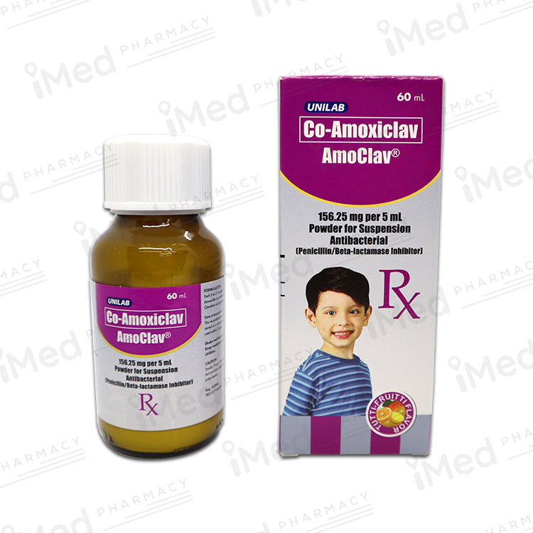AMOCLAV 125MG/31.25MG/5ML SUSP 60ML – iMed Pharmacy